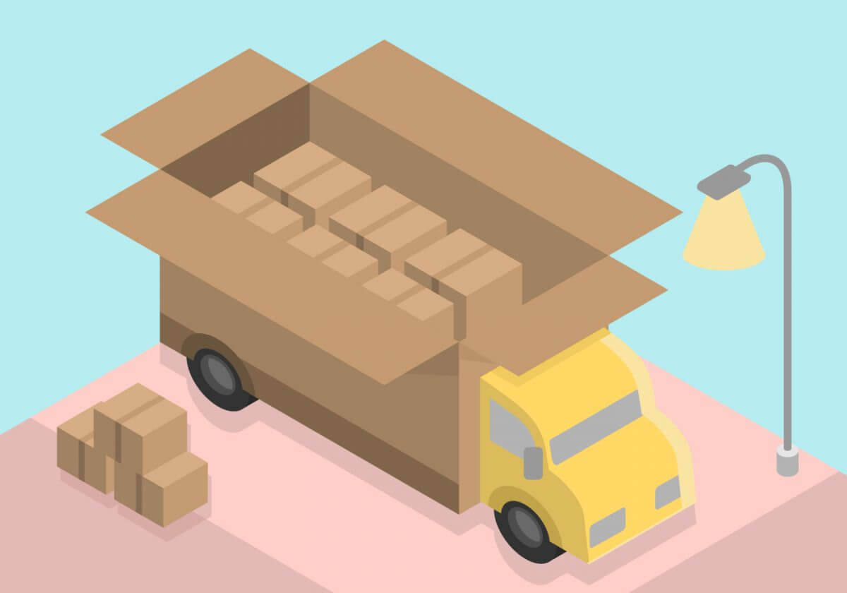 Moving van moving-van
